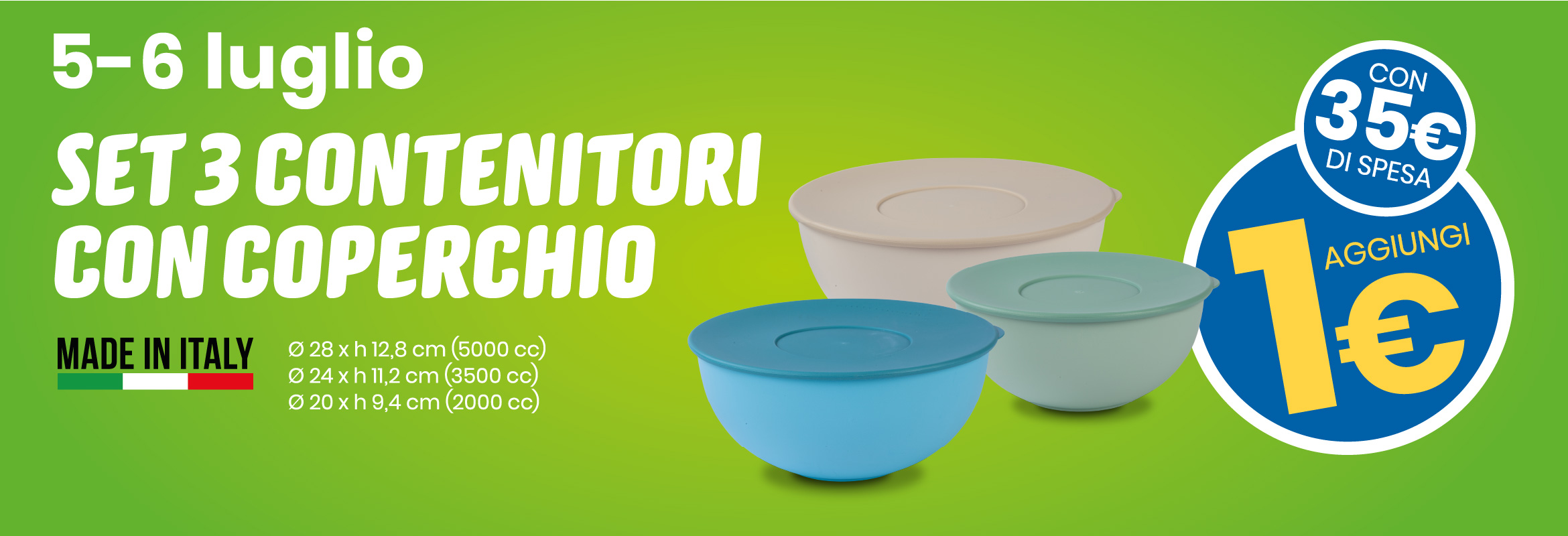 Promo self SET CONTENITORI | Eurospin - Eurospin